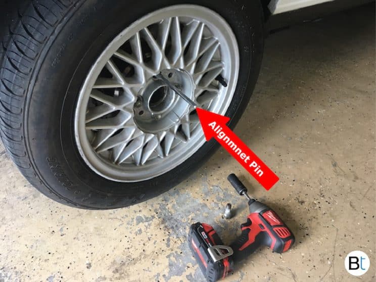 BMW alignment pin / wheel centering, tool kit - BIMMERtips.com