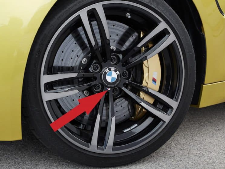 BMW M Wheel Emblem sticker replacement - BIMMERtips.com